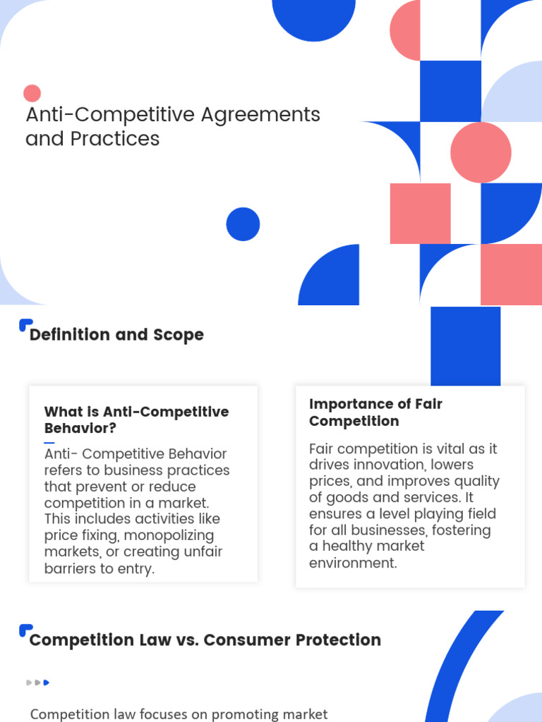Anti-Competitive Agreements and Practices | PDF | Price Fixing | Economies