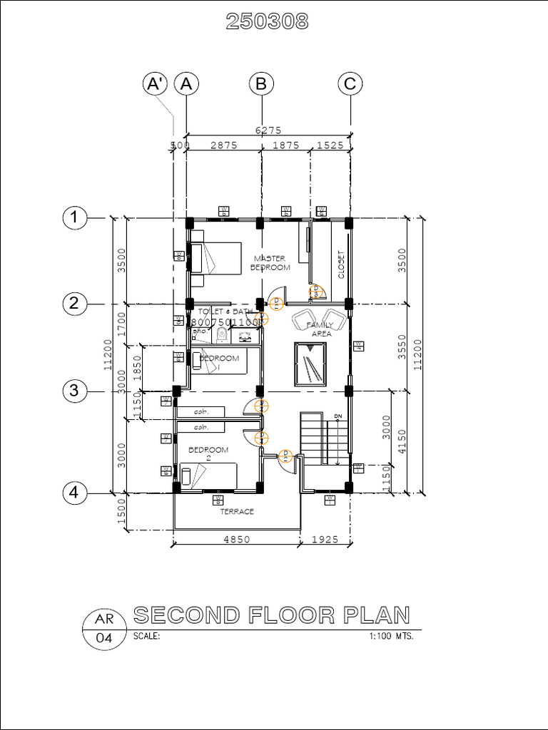 250308-AA-RESIDENCE-SECOND-FLOOR-PLAN | PDF | Home | Room