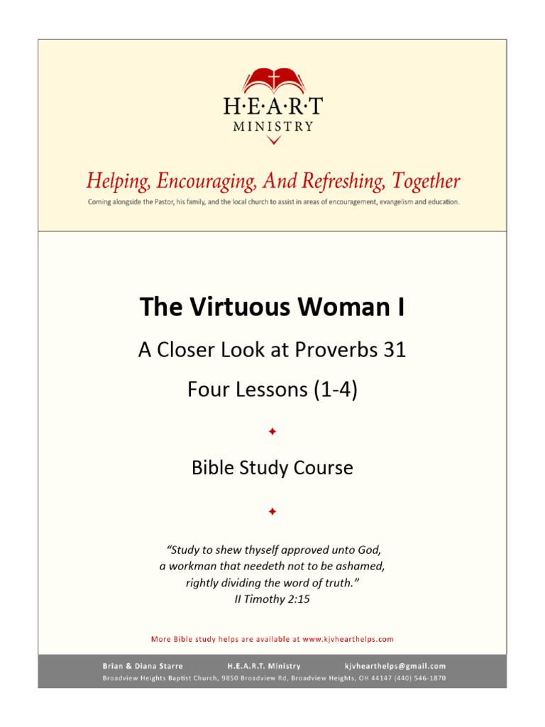 Virtuous Woman I, II, III 100810 | PDF | Eternal Life (Christianity)