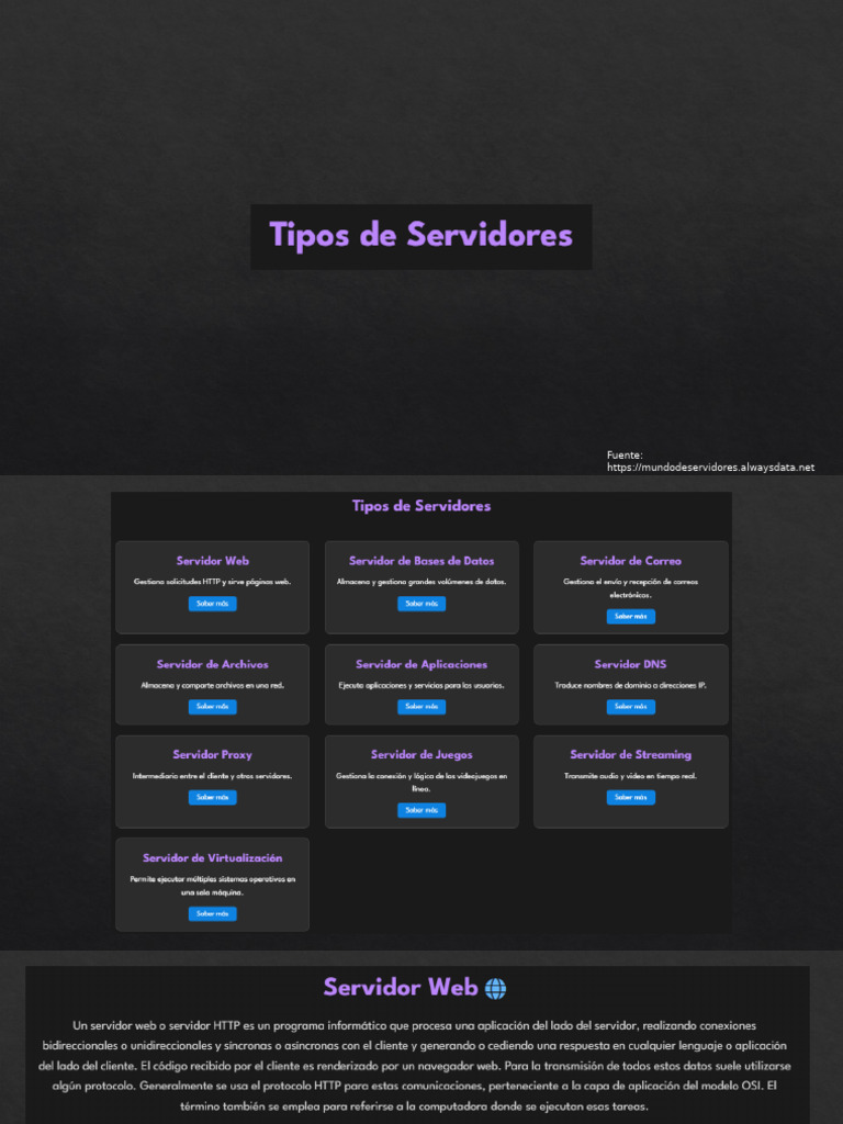 Servidores | PDF
