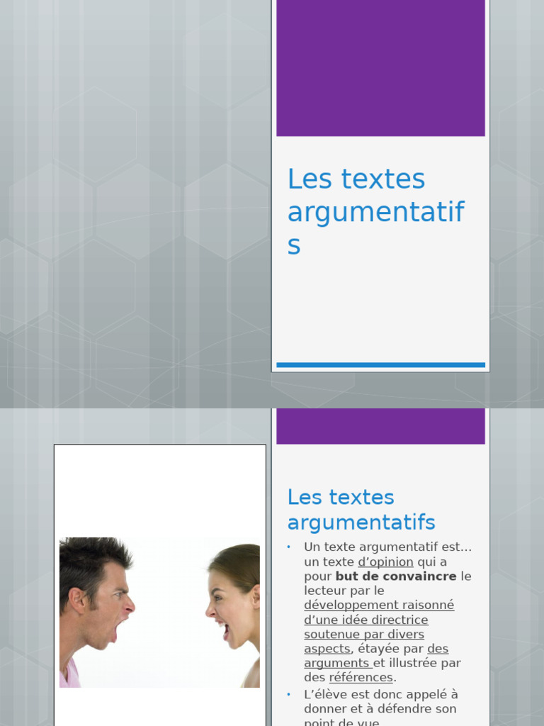 Présentation Argumentation | PDF | Publicité | Québec