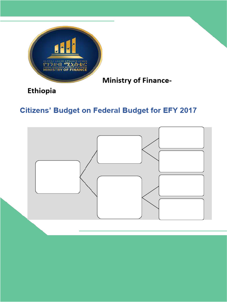 Efy-2017 2024-25 Citizens Budget-English Version | PDF | Taxes | Government Budget