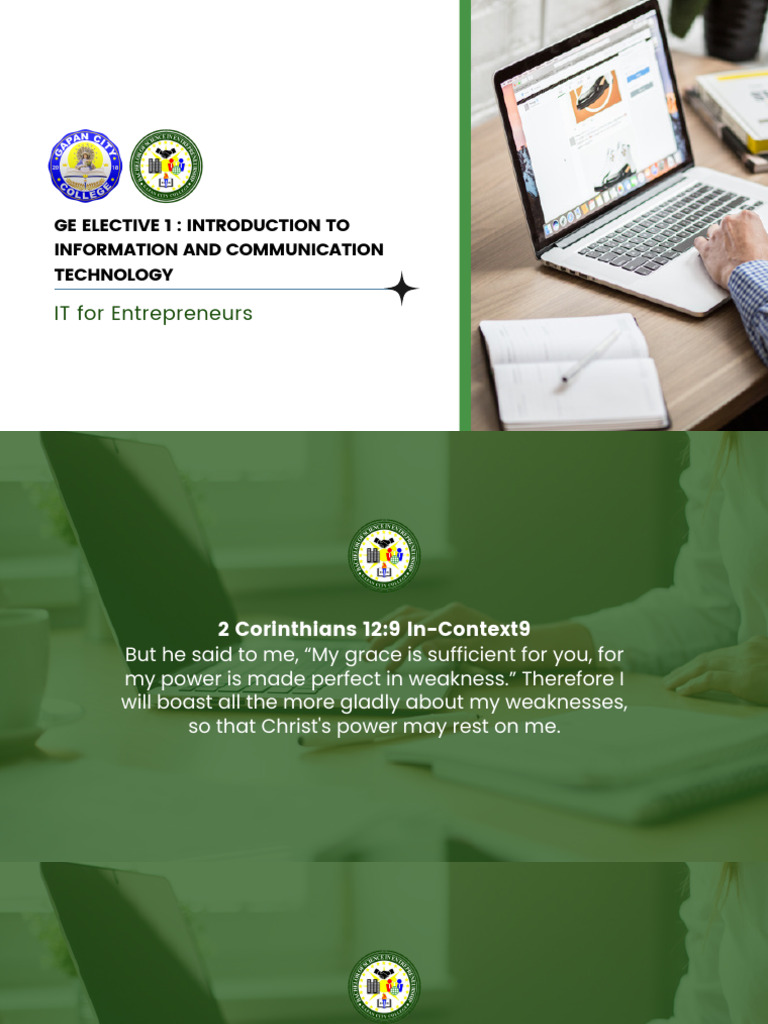 WEEK 2b GE ELECTIVE 1 INTRO TO ICT | PDF | Virtual Reality | Augmented Reality