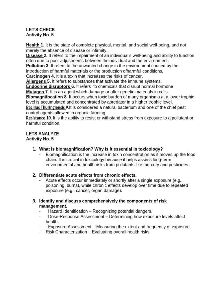Environmental Health and Pollution Insights | PDF | Atmosphere Of Earth ...