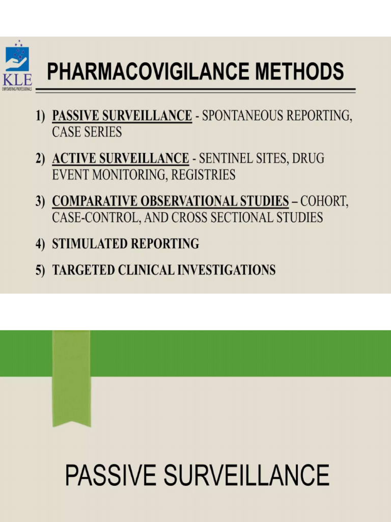 Pharmacovigilance Methods | PDF
