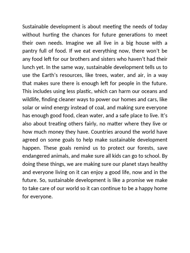 Understanding Sustainable Development | PDF