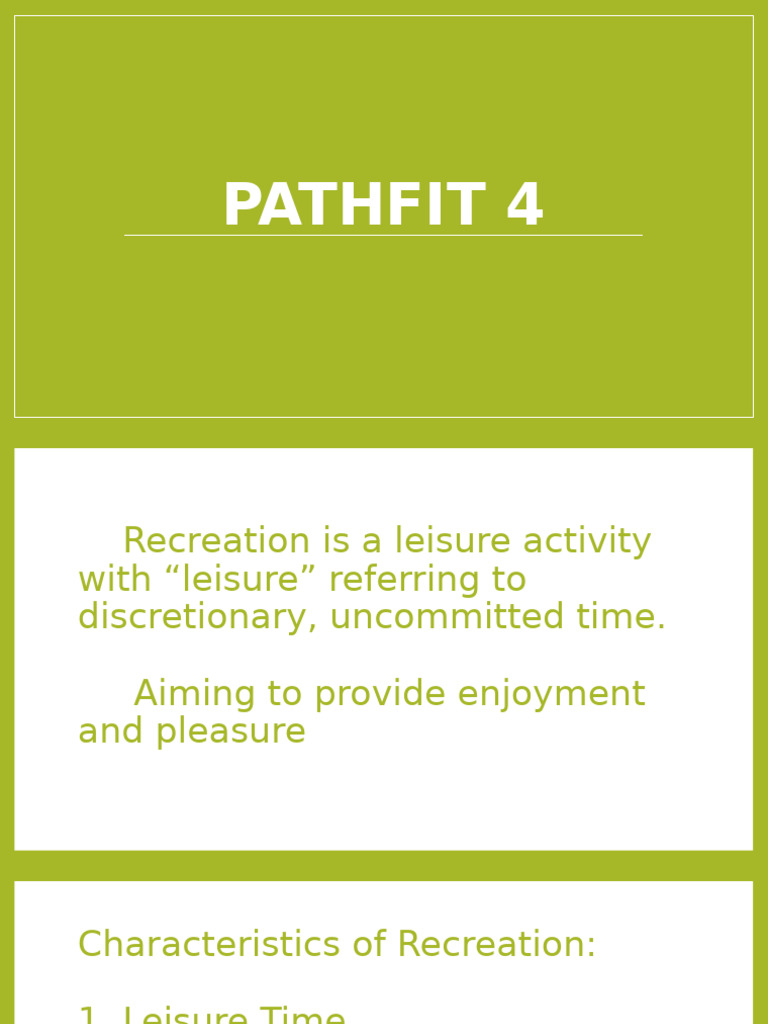 Pathfit 4 Lesson 1 | PDF