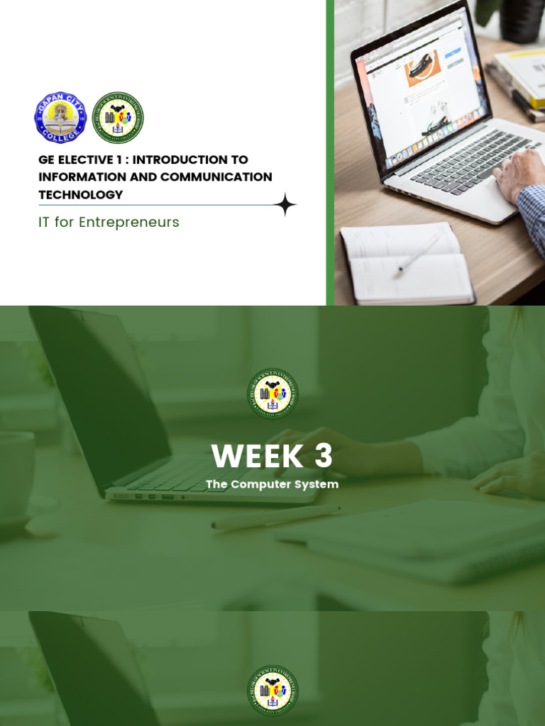Week 3 Ge Elective 1 Intro To Ict | PDF | Computer Data Storage ...