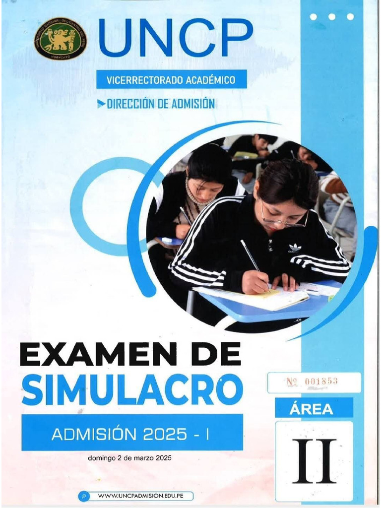 Simulacro Área II | PDF