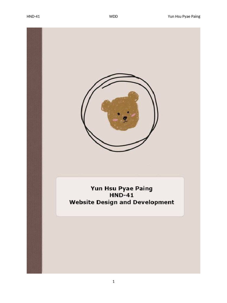 Web Design and Development | PDF | Html Element | Html