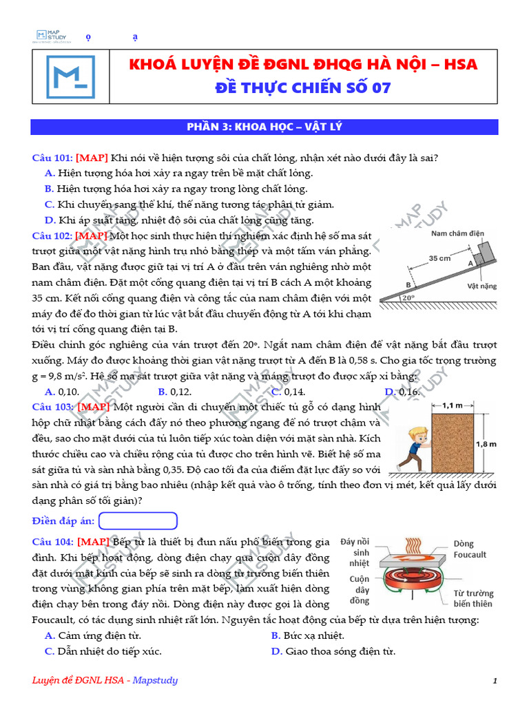 De Luyen Tap Vat Ly - So 7 | PDF