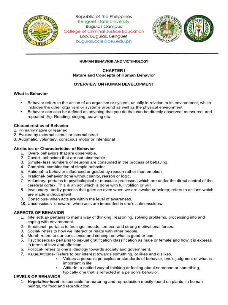 CRIM 3 Lecture Mterials | PDF | Stress (Biology) | Emotions