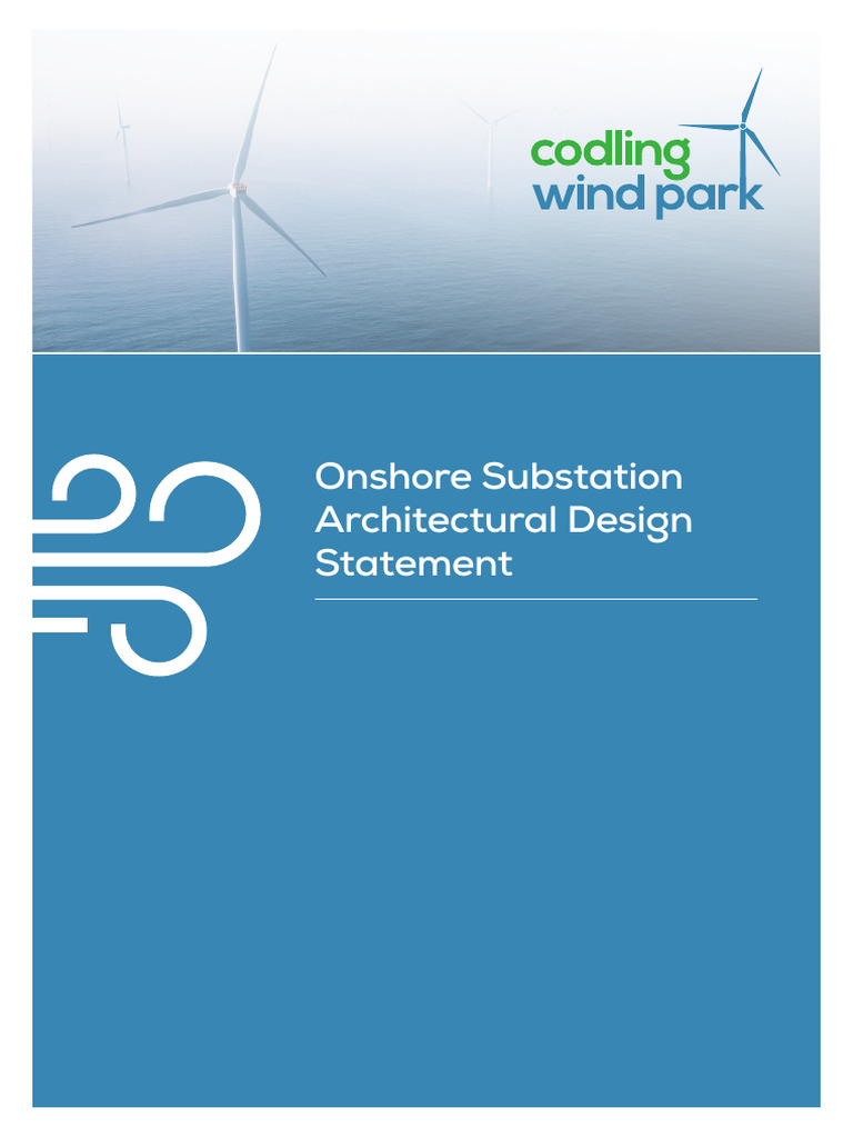 Onshore Substation Architectural Design Statement | PDF | Wind Farm | Canon Inc.