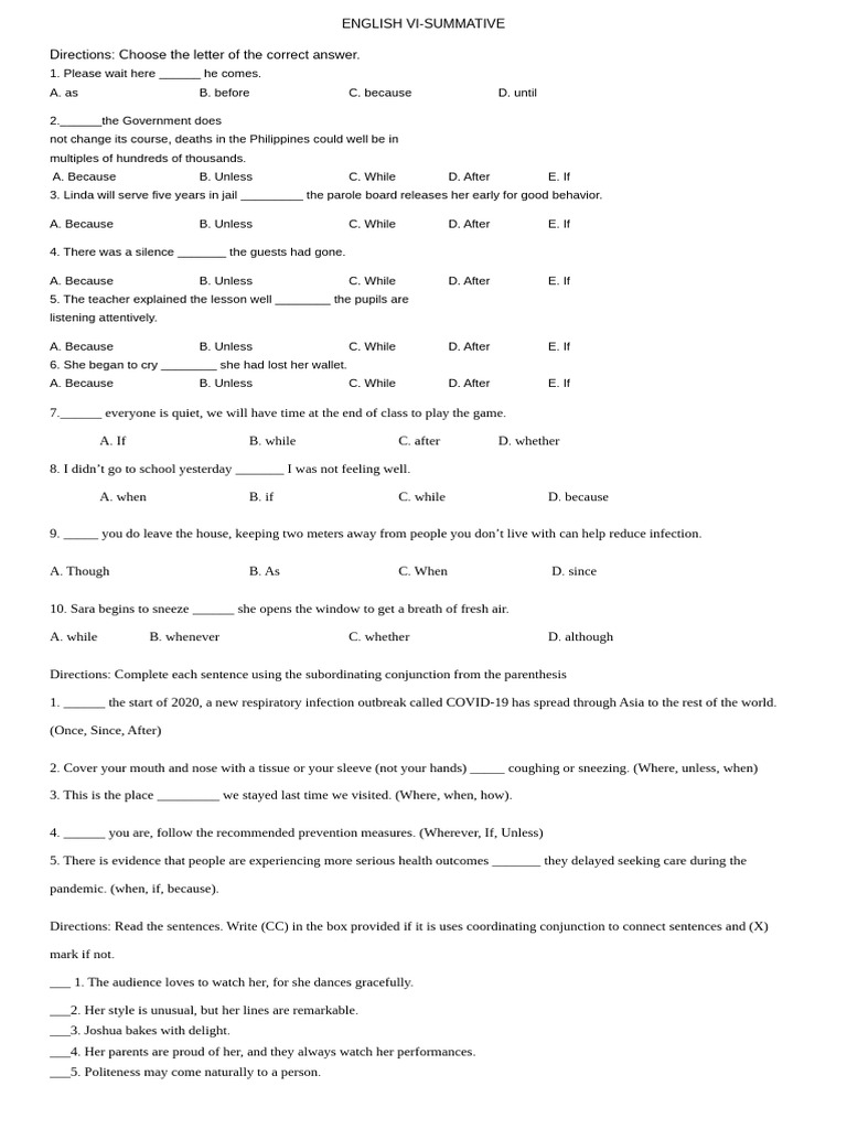 English Summative 1 | PDF