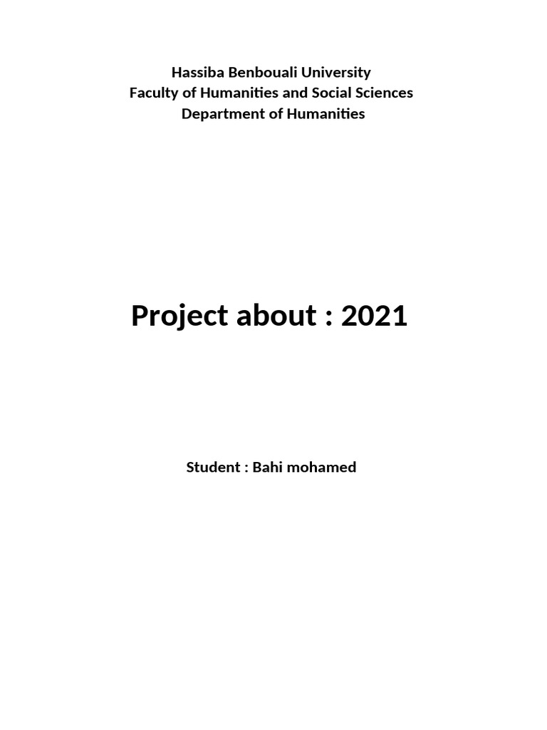 English Project | PDF