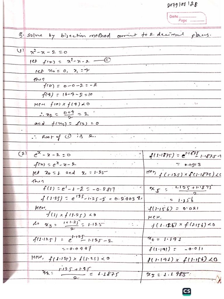 Numerical Methods | PDF