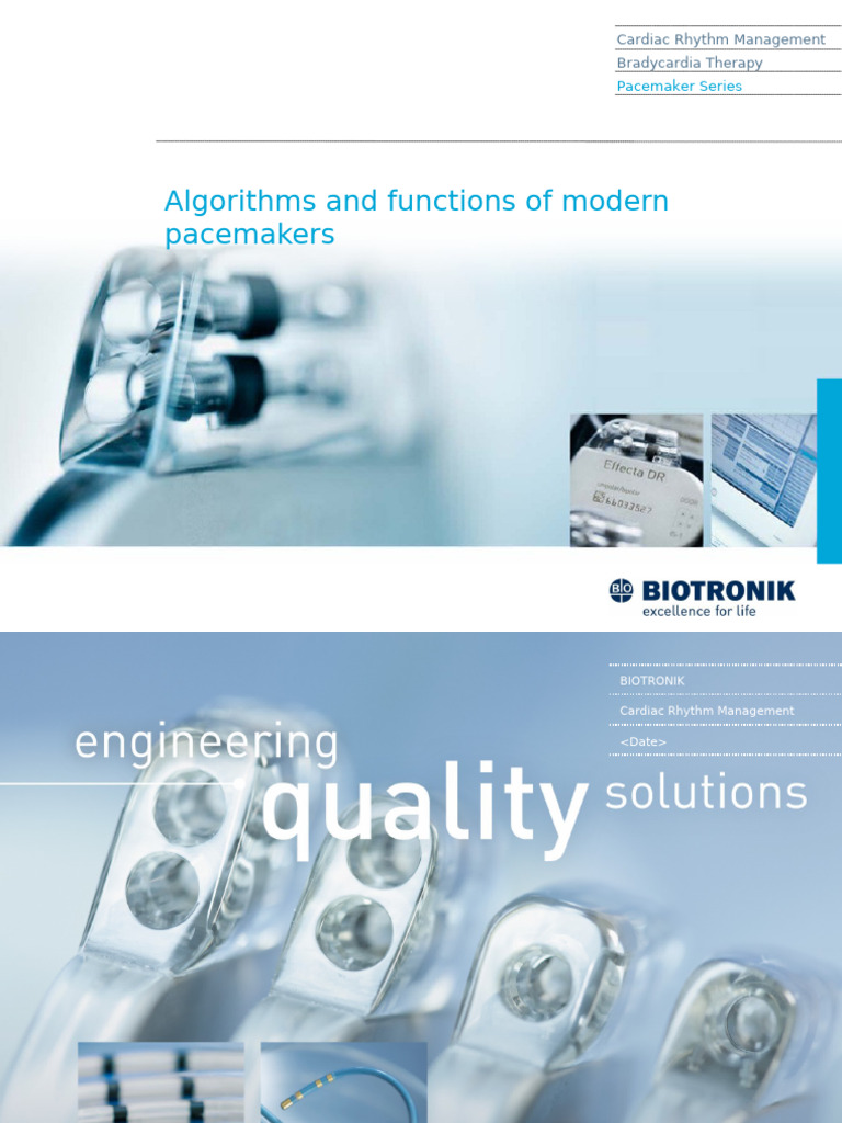 Modern Pacemaker Algorithms Explained | PDF | Artificial Cardiac ...