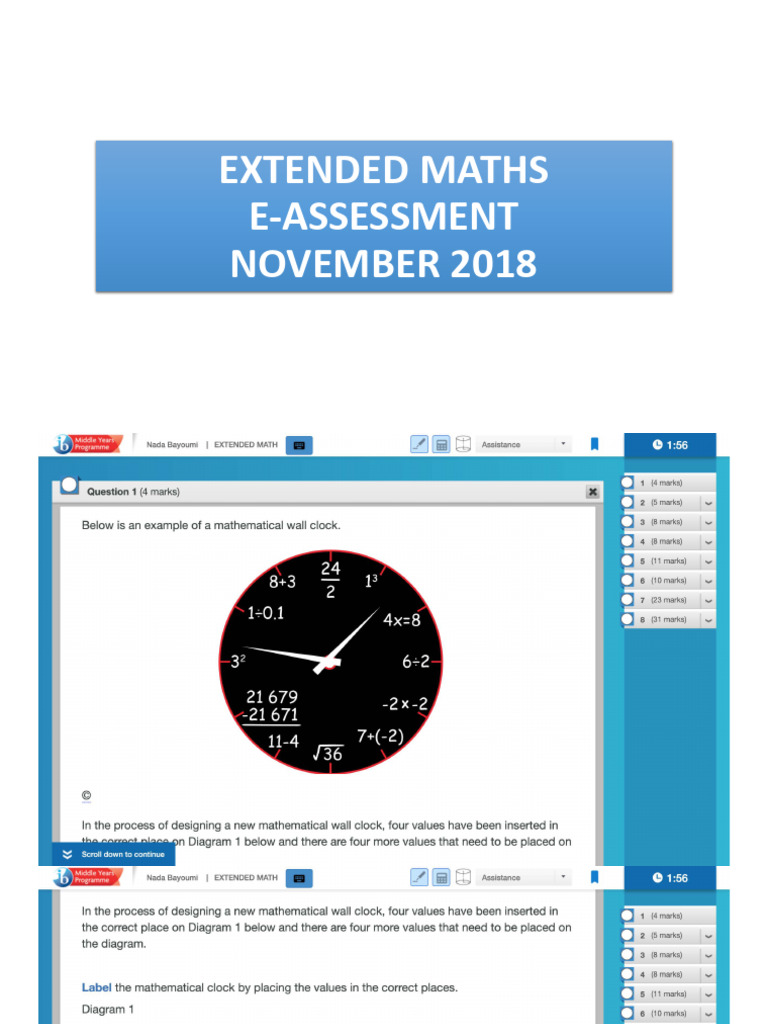 N18 Extended Mathematics (English) | PDF