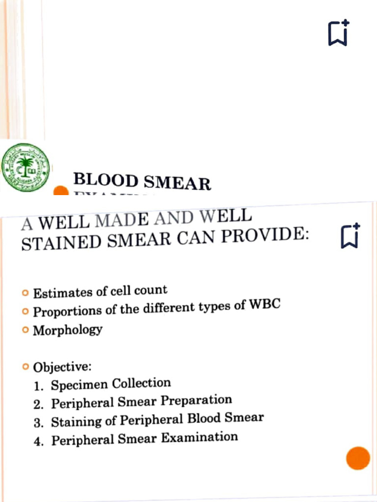 Examination of PBS | PDF | White Blood Cell | Vertebrates