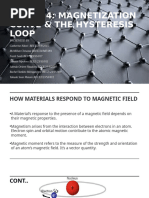 Hysteresis Loops in Magnetic Materials | PDF | Hysteresis | Magnet