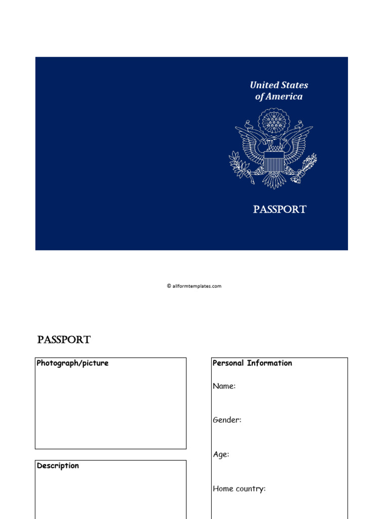 Blank-Passport-Template | PDF