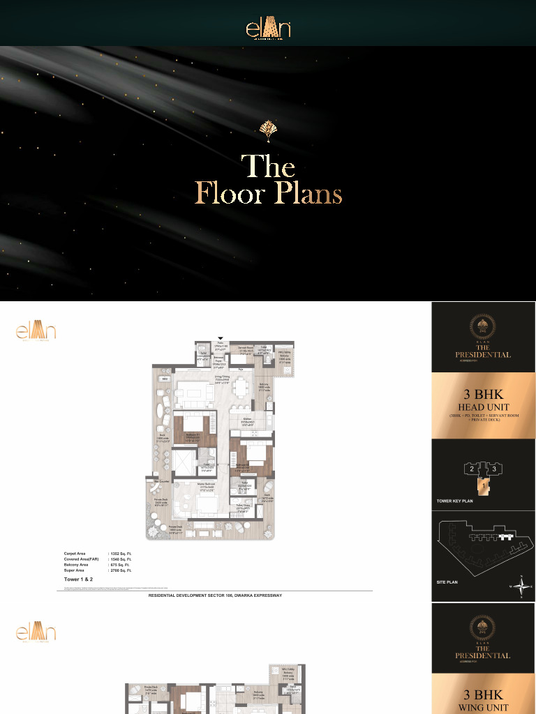 Elan - The Presidential Floor Plans | PDF