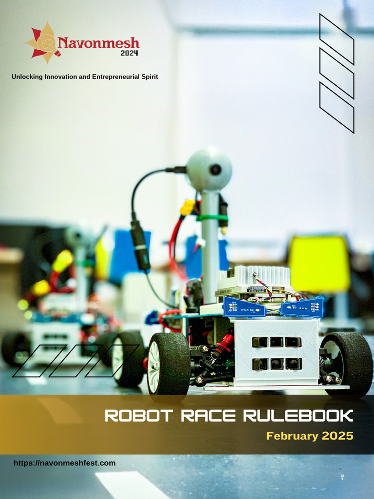 Robot Race Rulebook - Navonmesh 2025 | PDF | Startup Company | Small ...