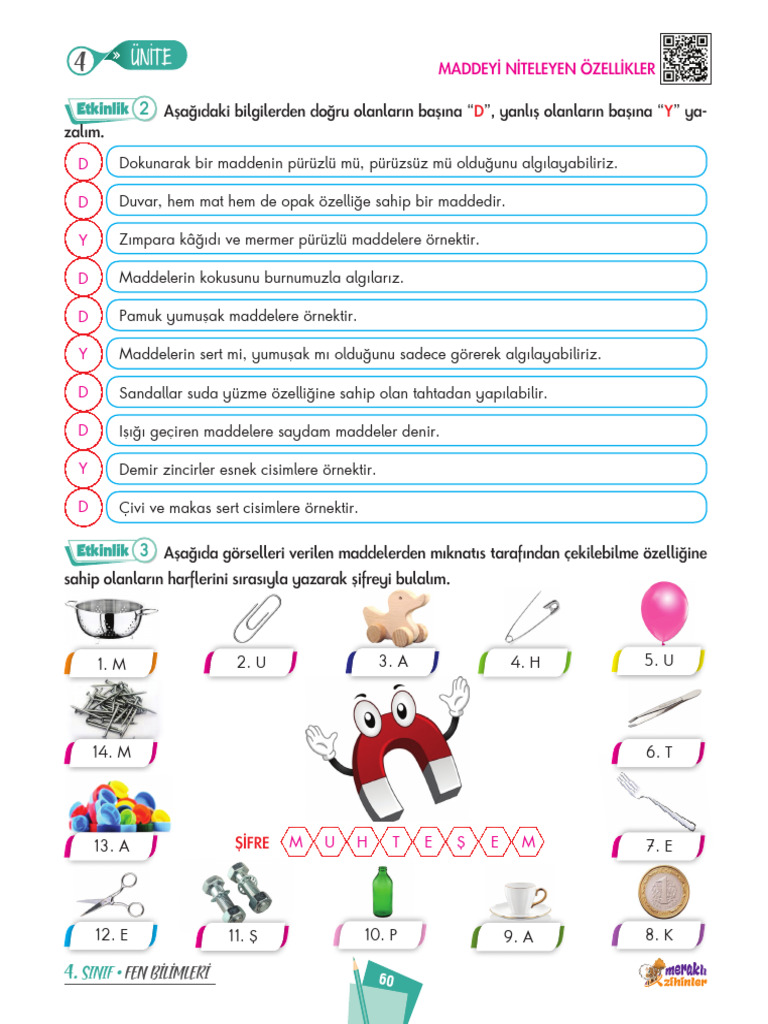 4sinif Fen 060 | PDF