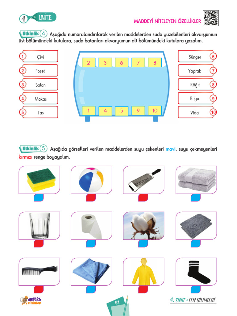 4sinif Fen 061 | PDF