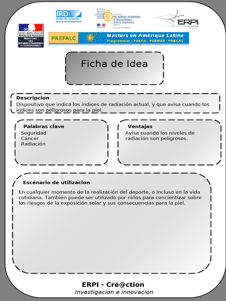 Ficha de ideas-Indicador de Radiación | PDF