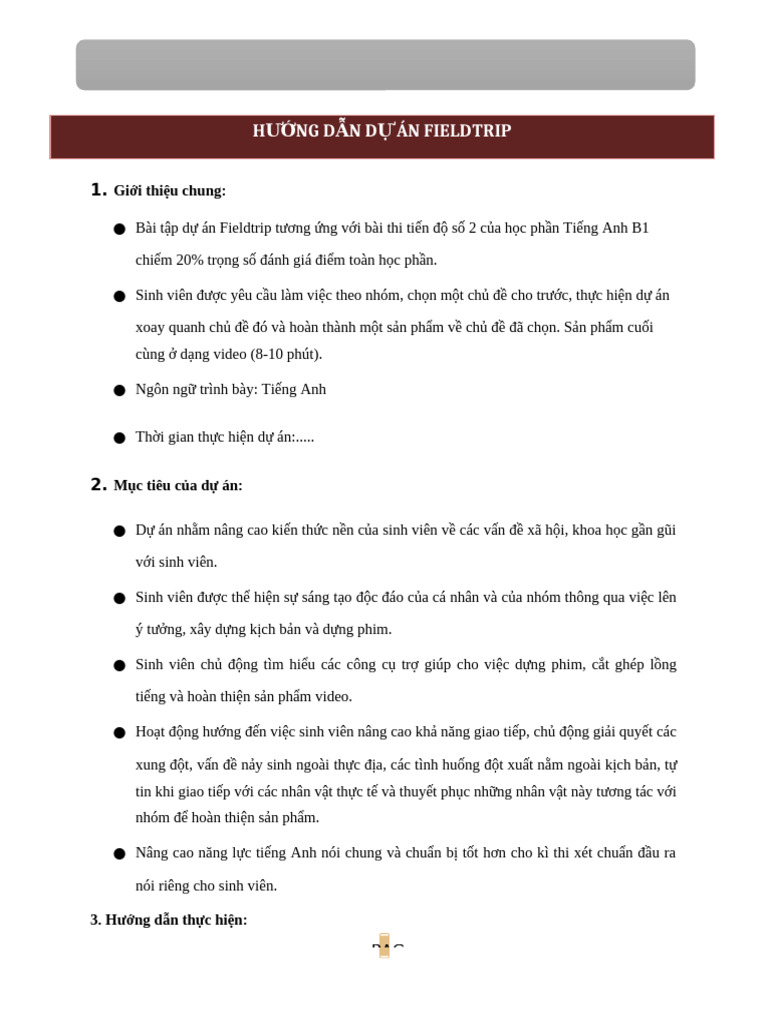 Field Trip Instructions | PDF