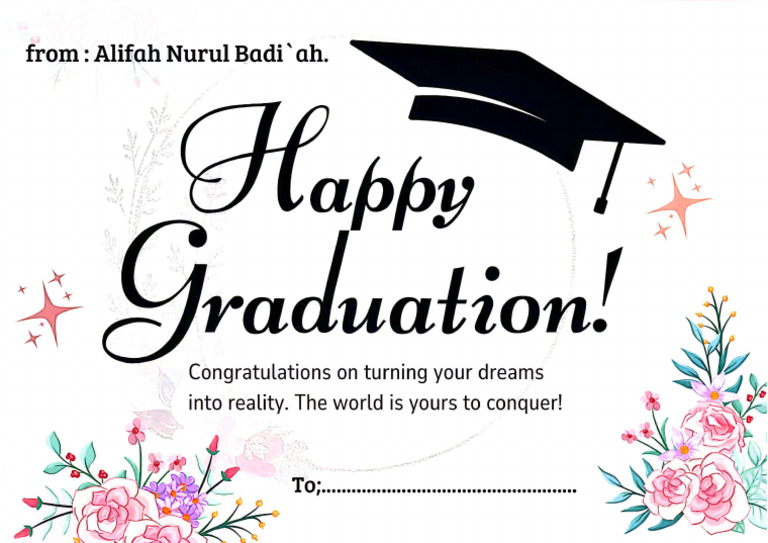 Card Graduation | PDF