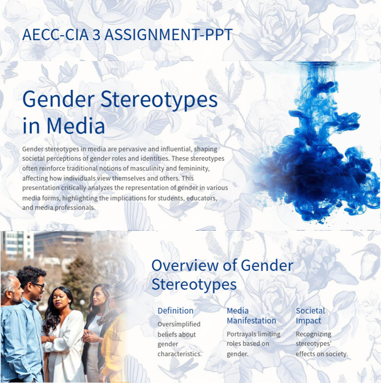 Gender Stereotypes in Media | PDF | Gender Role | Gender