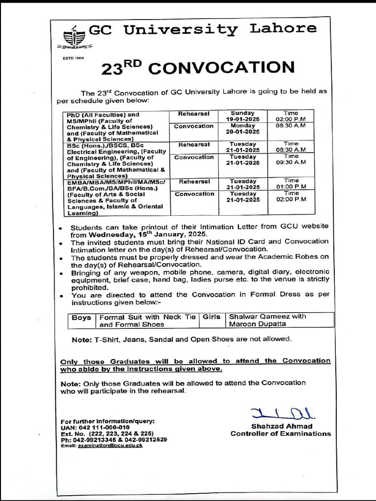 Convocation 2025 | PDF