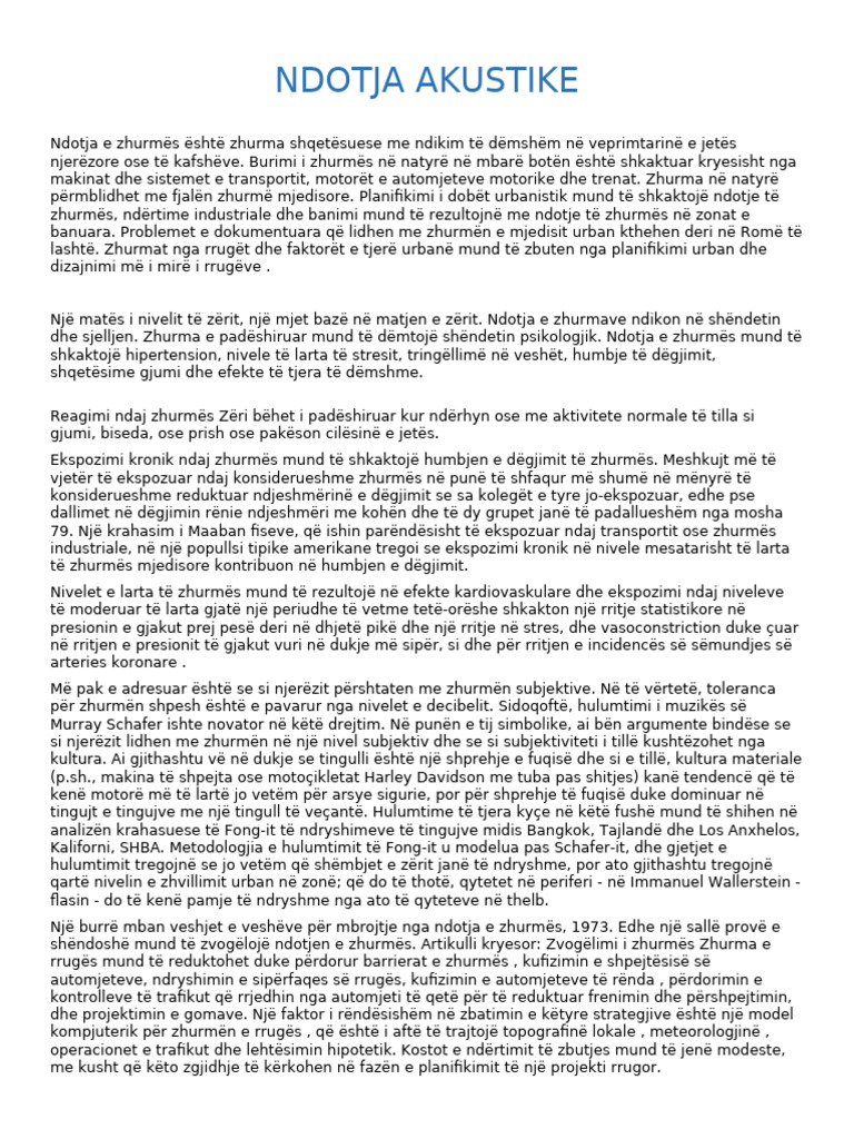 Ndotja Akustike | PDF