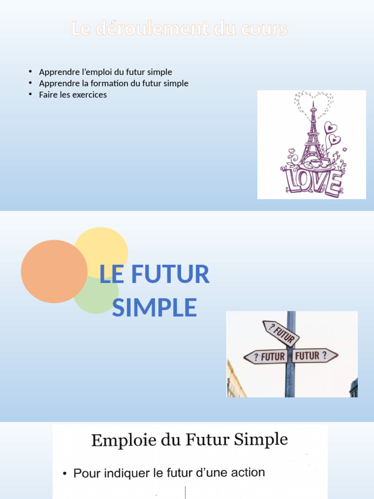 Formation du Futur Simple en Français | PDF | Verbe | Linguistique