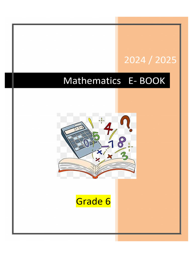 Math Sheet G6 - T1 | PDF