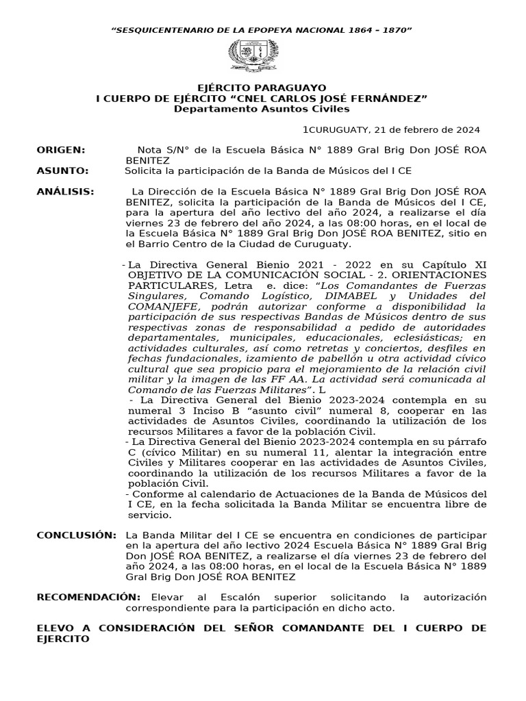 Estudio e Informe | PDF | Militar