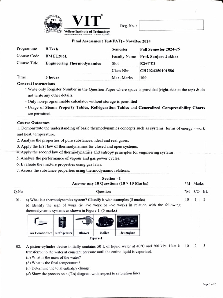 Thermo FAT paper 2024 | PDF | Enthalpy | Physical Phenomena