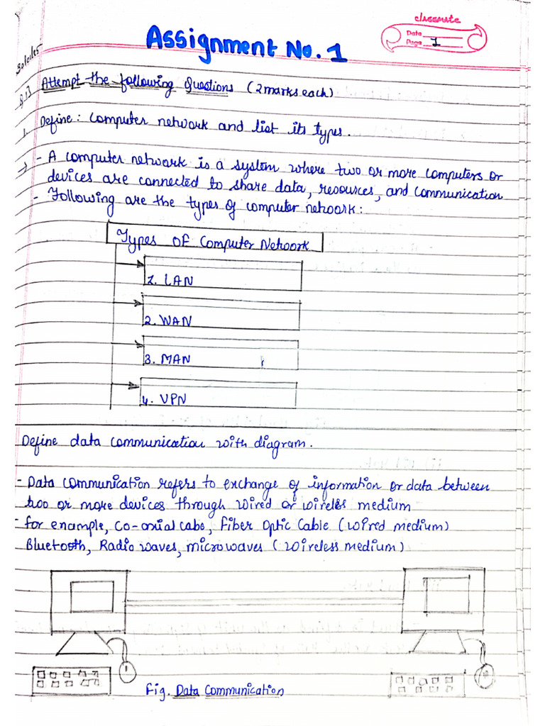 DCN Assignment No.1 | PDF