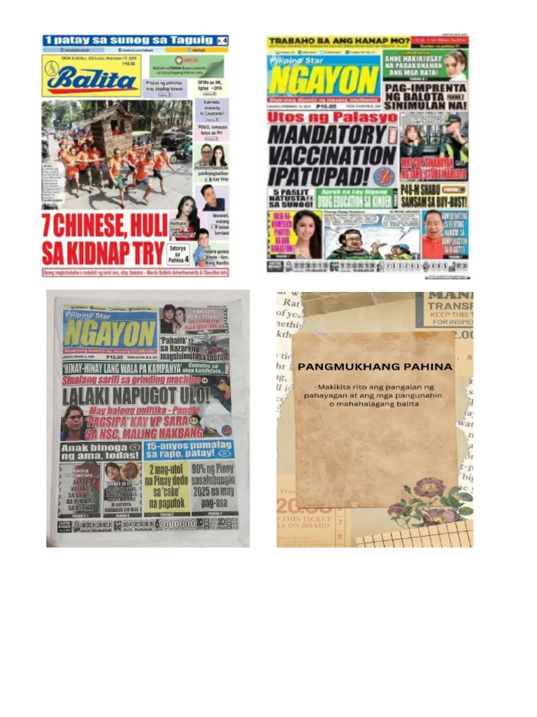 Pangmukhang Pahina | PDF