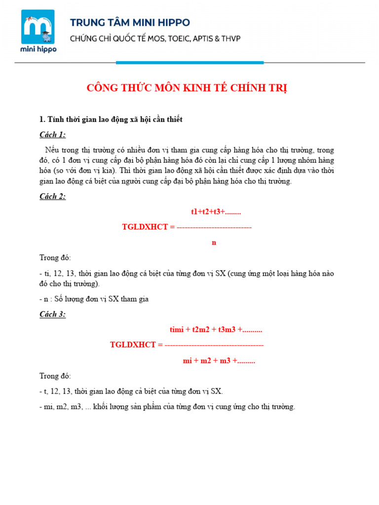 Công TH C Ktct-Đã M Khóa | PDF