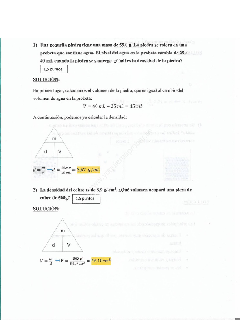 Examen FyQ | PDF