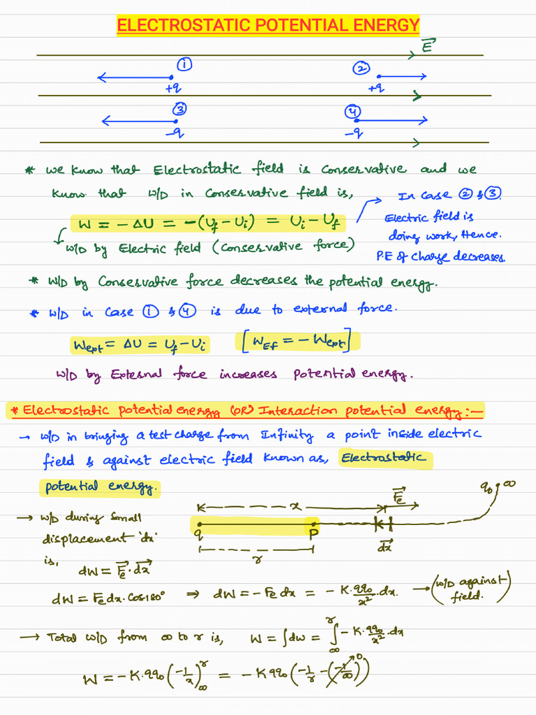 04 Electric Potential | PDF