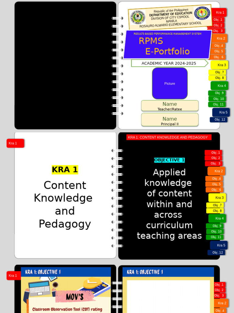 RPMS EPortfolio Template | PDF | Human Communication | Intelligence