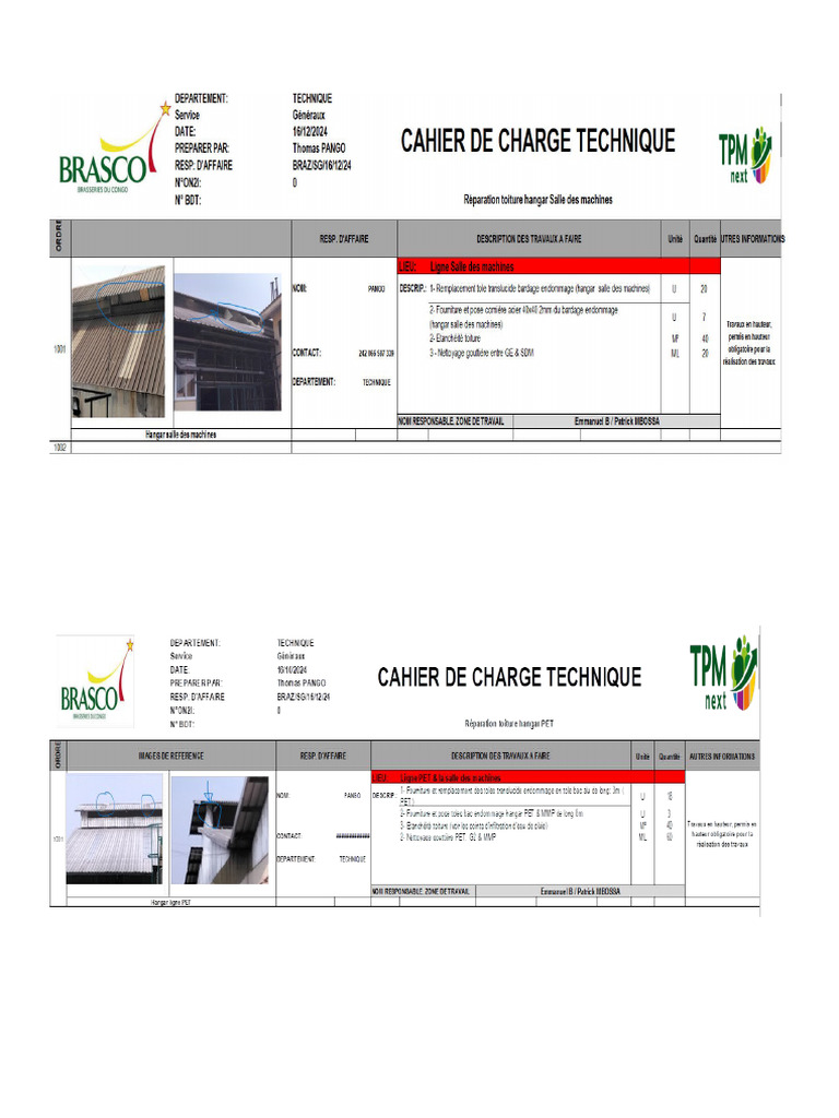 Cahier de Charge | PDF