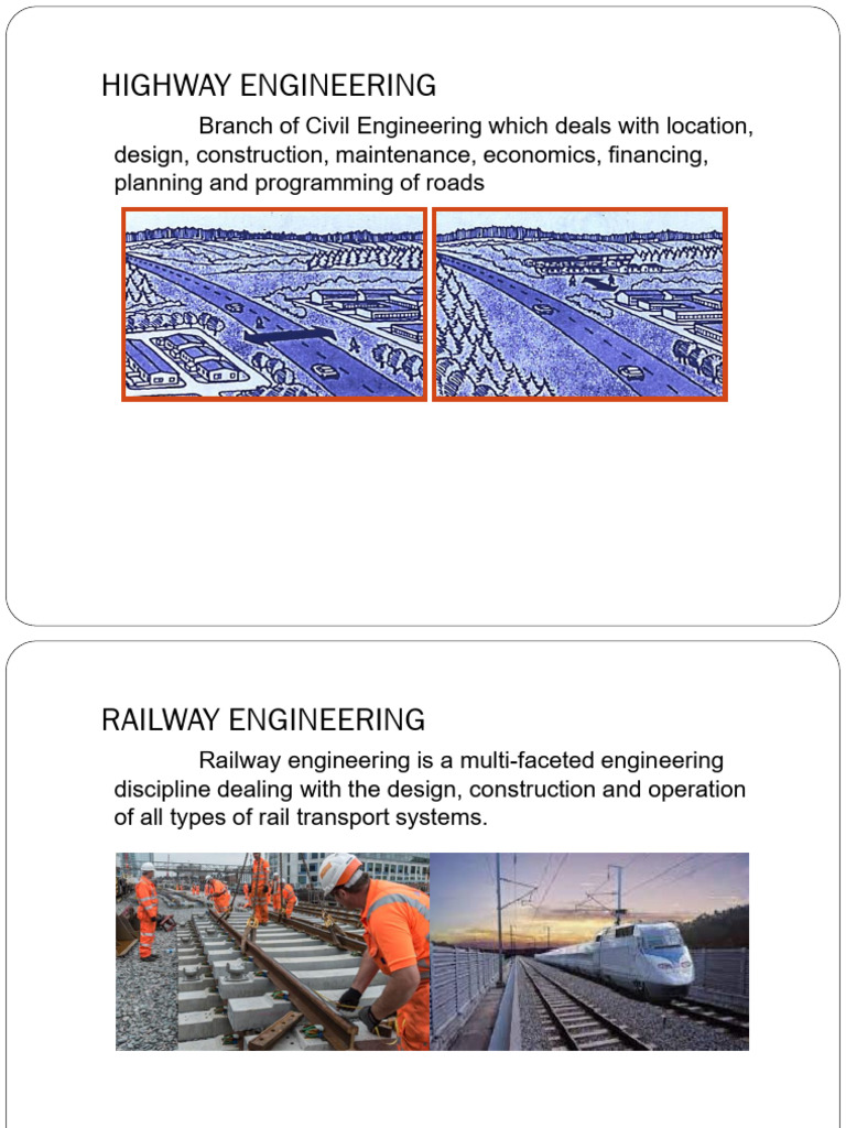 NOTES HDL CE 120 Highway&RailwayEngg 1 | PDF | Road Surface | Road