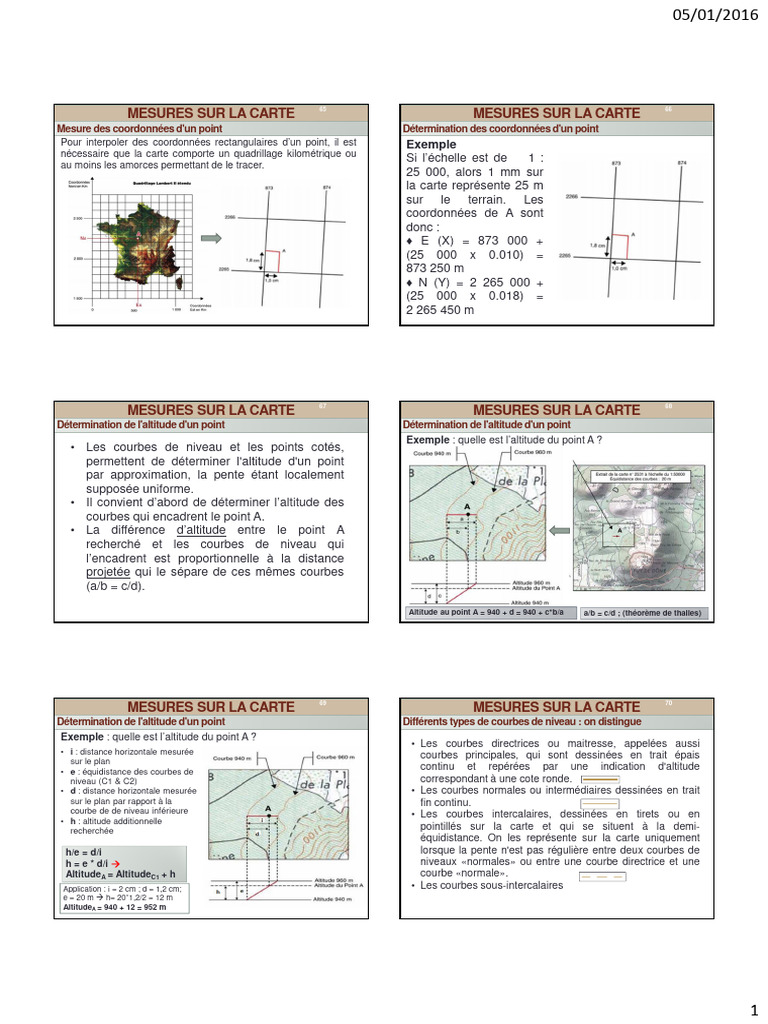 Cartographie_2015-2016_Partie5 | PDF | Sciences de la terre