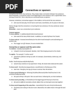 Time Connectives | PDF