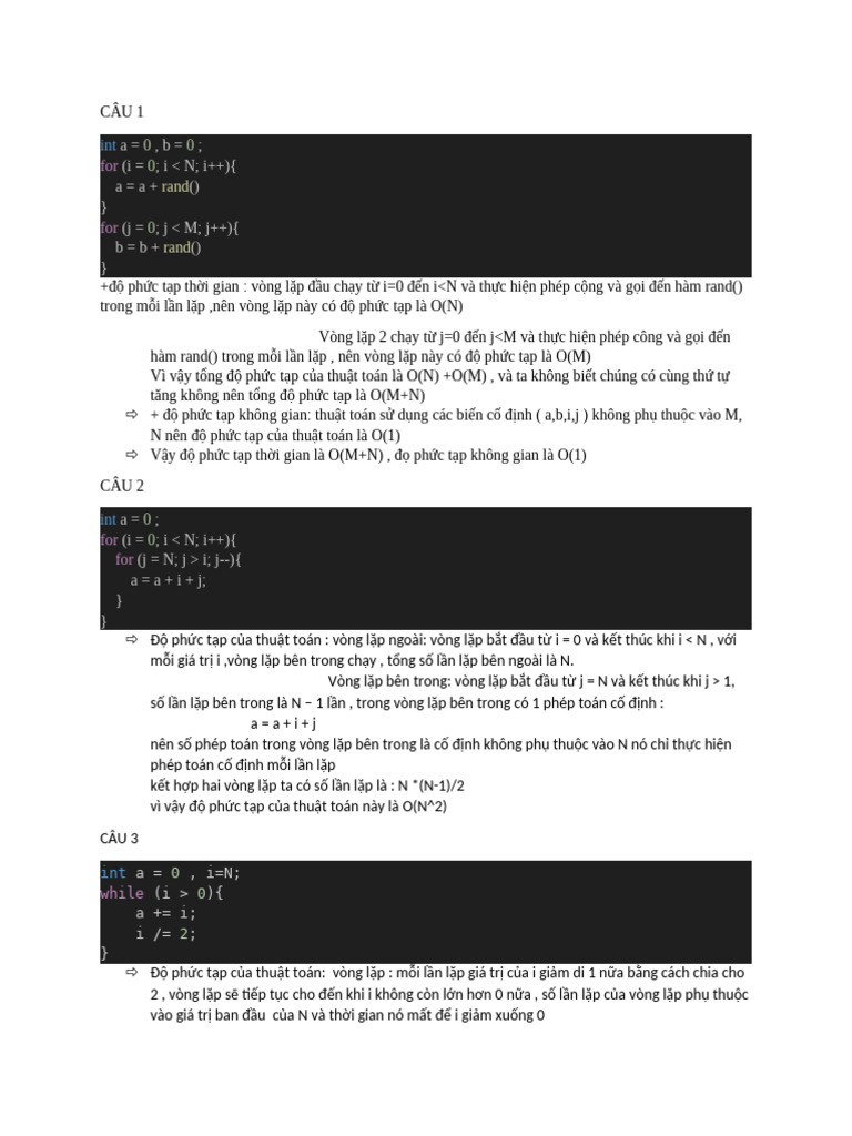 Phân Tích Đ PH C T P | PDF